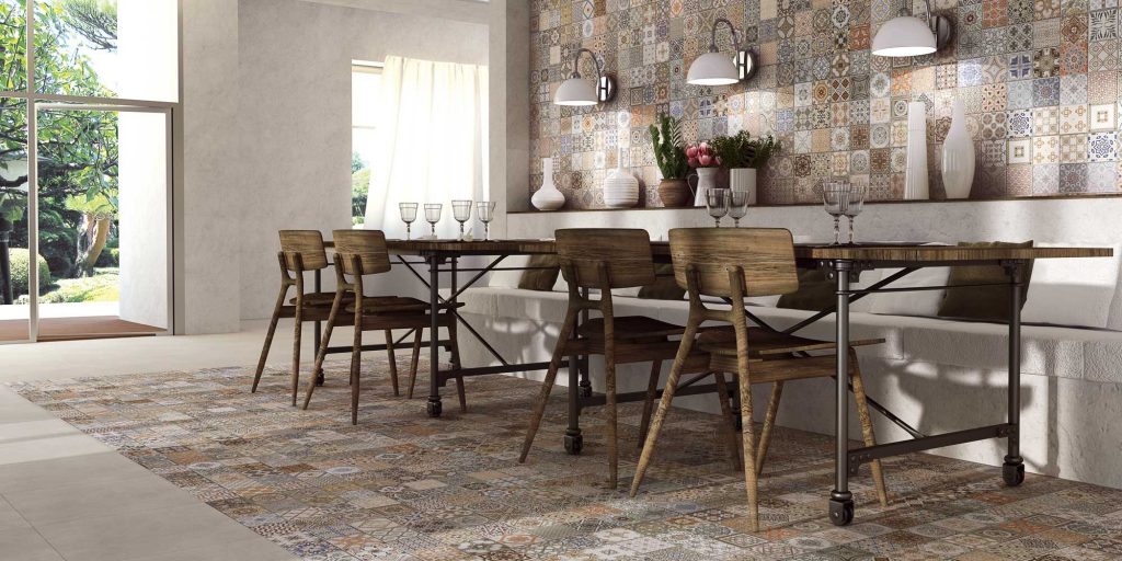Provenza Decor Porcelain Tile 442mm x 442mm | Patchwork porcelain tiles