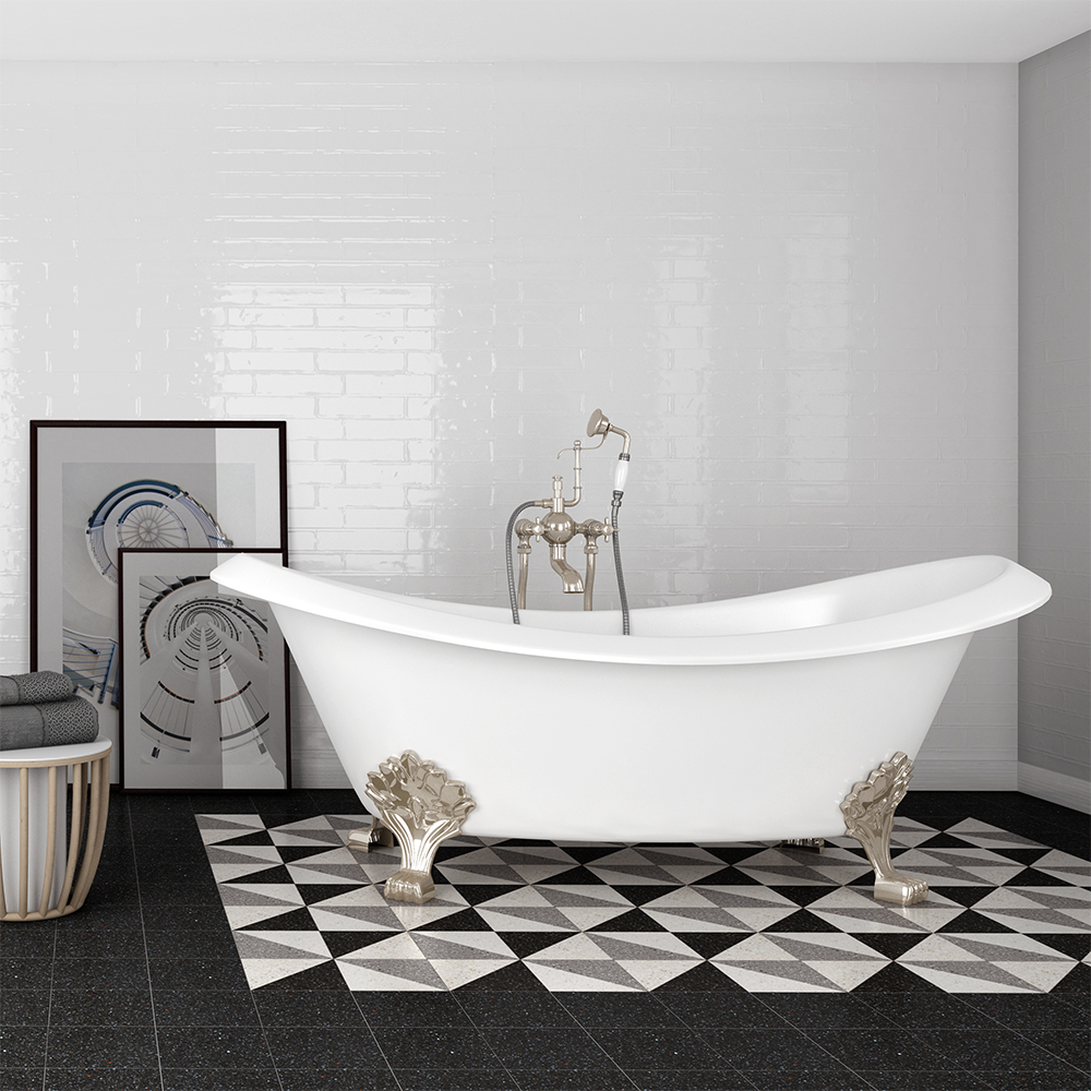 Artistic Blanco Brillo Ceramic Wall Tile 75mm x 300mm – New Image Tiles