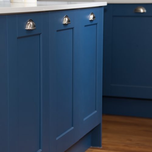 Parisian Blue Shaker Style Kitchen – New Image Tiles