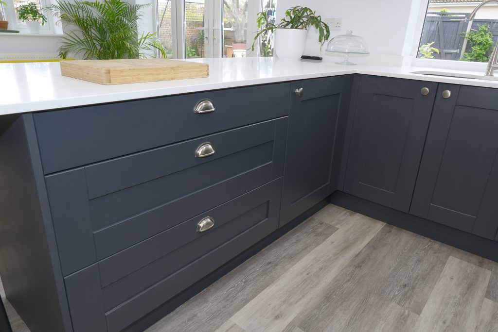 Midnight Blue Shaker Kitchen – New Image Tiles