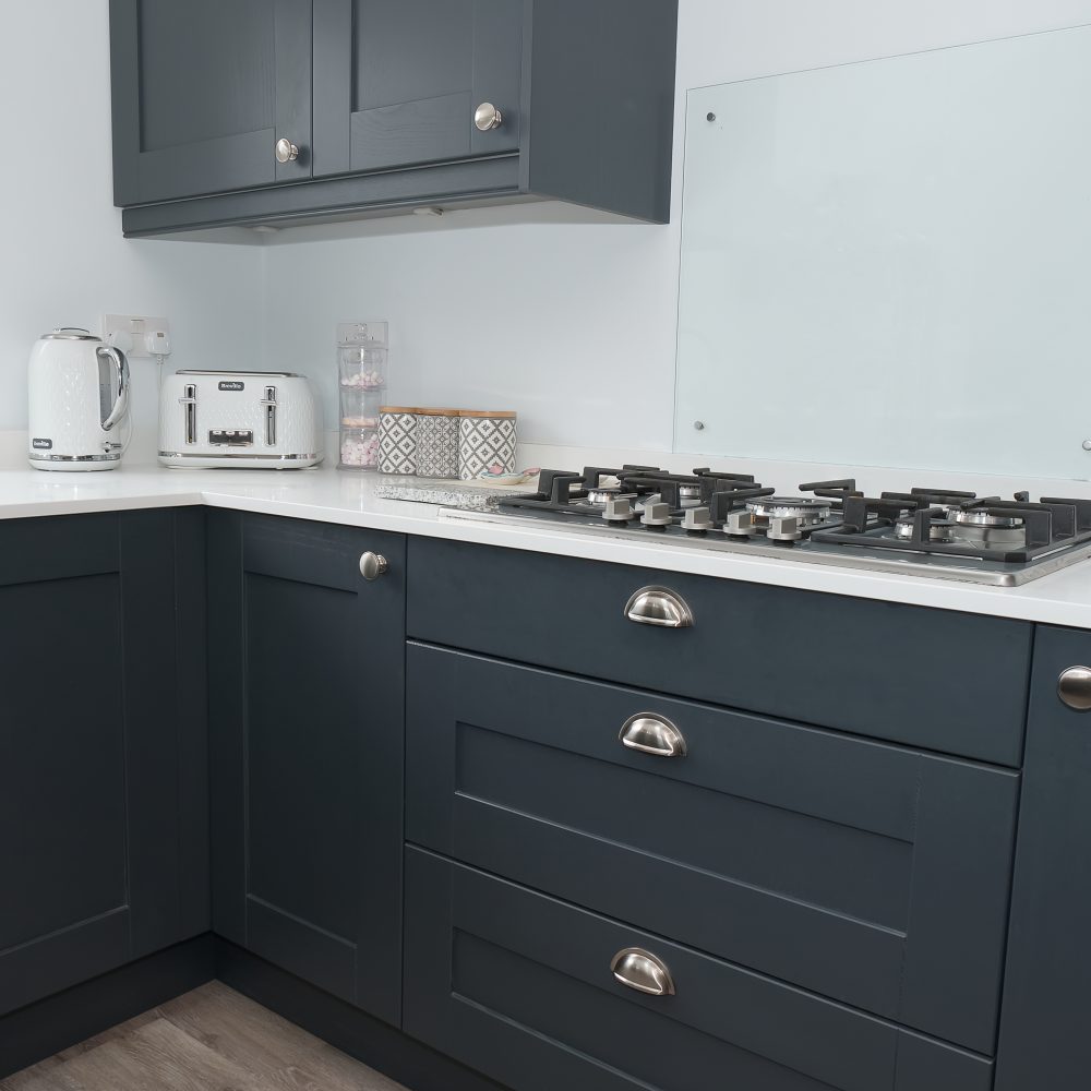 Midnight Blue Shaker Kitchen – New Image Tiles