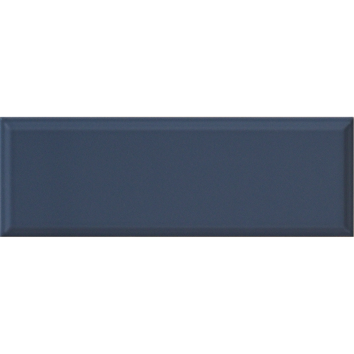 Edge Atlantico Blue Ceramic Bevelled Edge Gloss Metro Tile