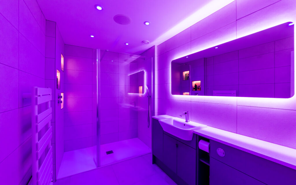 Colour changing bathroom | Modern Bathroom Design | New Image