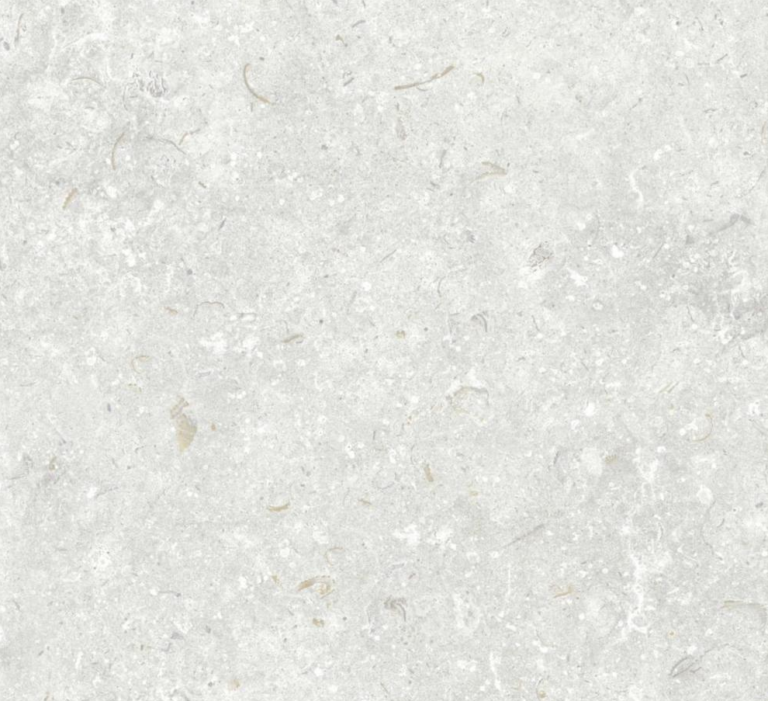 Fossil Perla Grey Porcelain Limestone Effect Square Tile