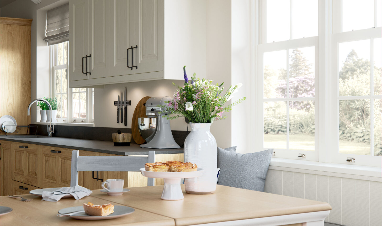 Jefferson Raised Panel Kitchen Doors | New Image Kitchens