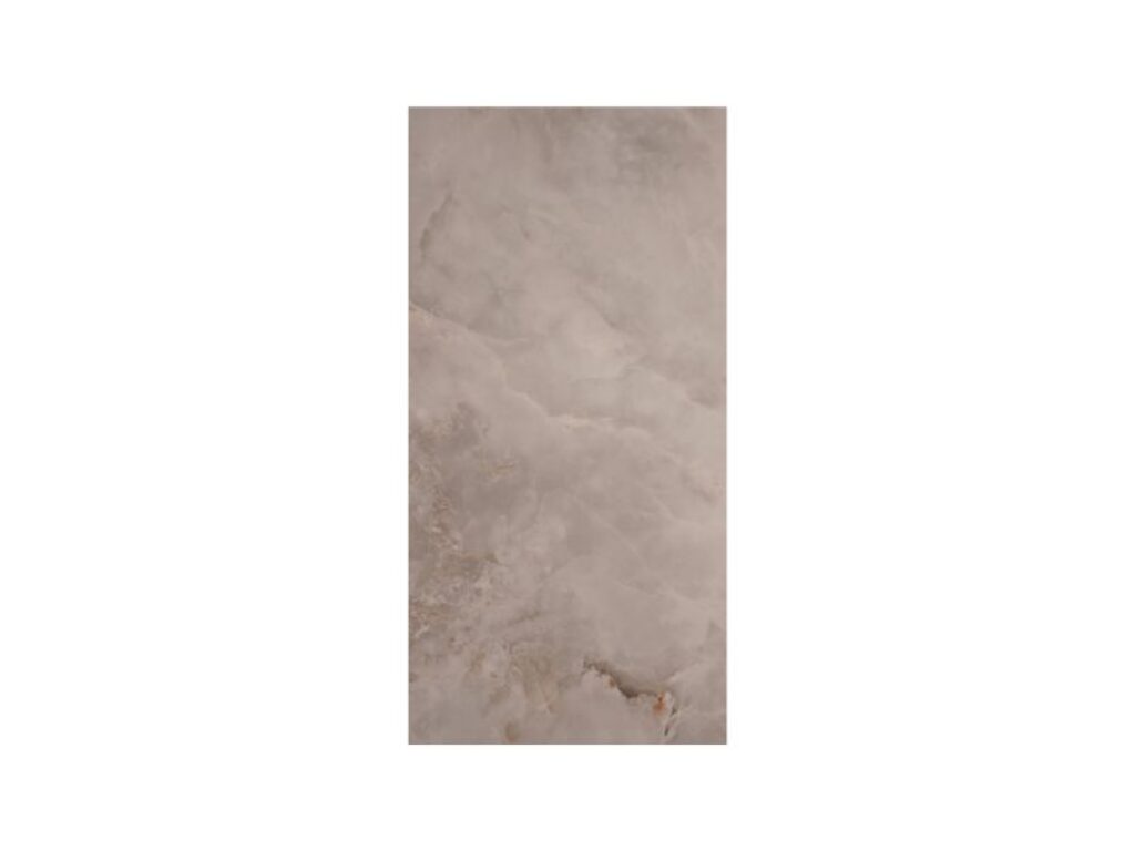 Gemstone Pearl Grey Porcelain Onyx Effect Tile 600mm x 1200mm