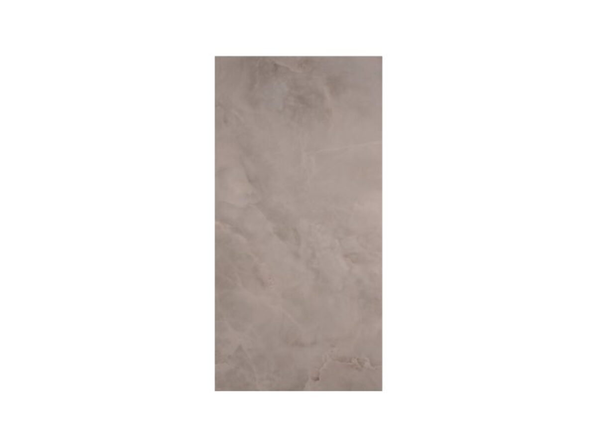 Gemstone Pearl Grey Porcelain Onyx Effect Tile 600mm x 1200mm
