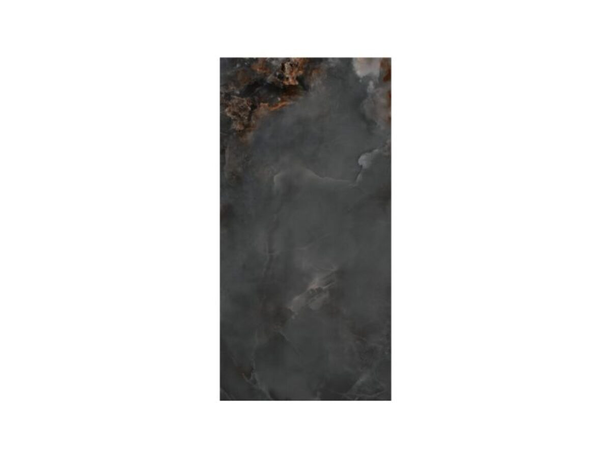 Gemstone Smokey Quartz Blue Brown Porcelain Onyx Effect Tile