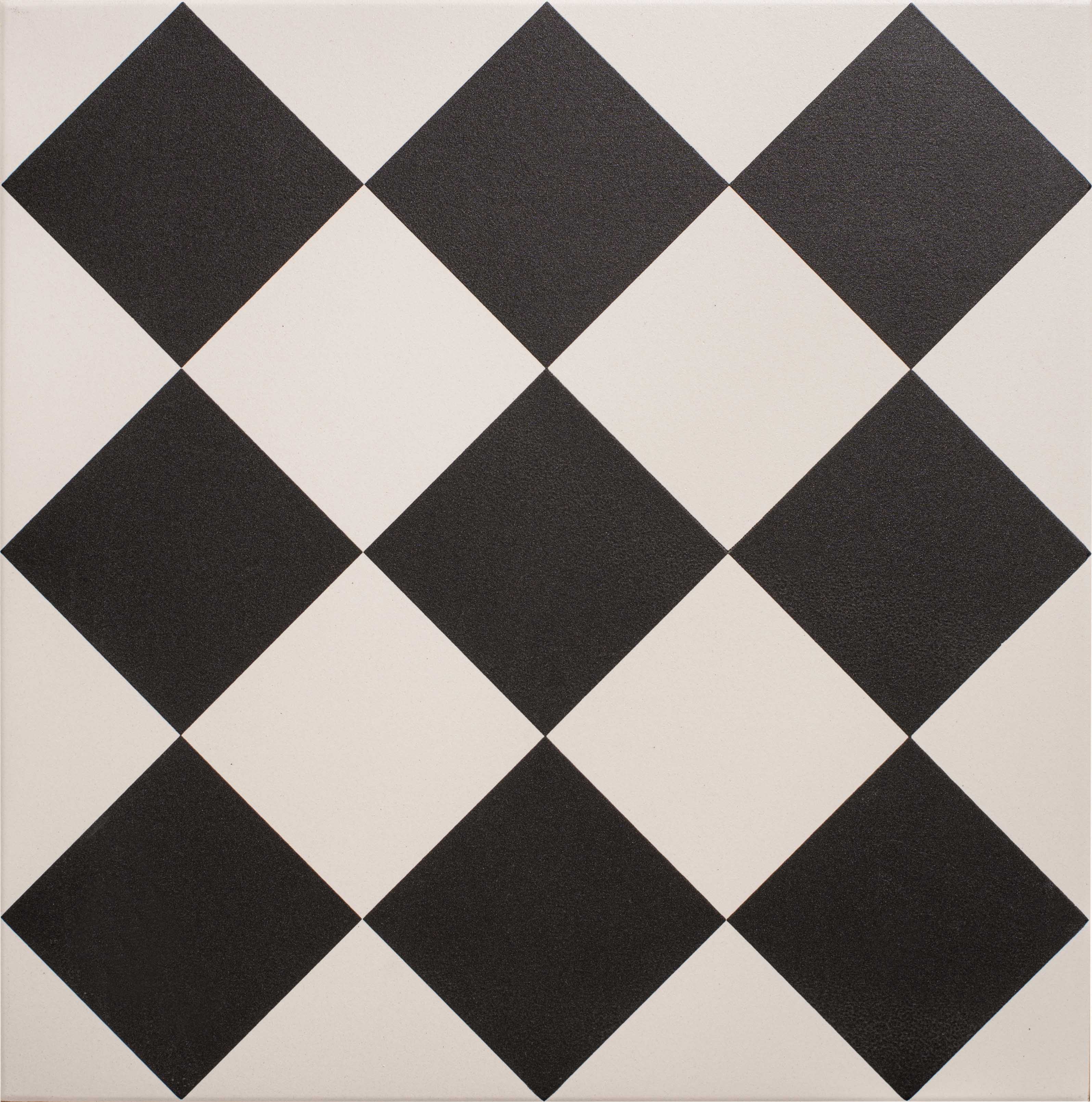 Harlequin Large Black Porcelain Chequerboard Square Floor Tile