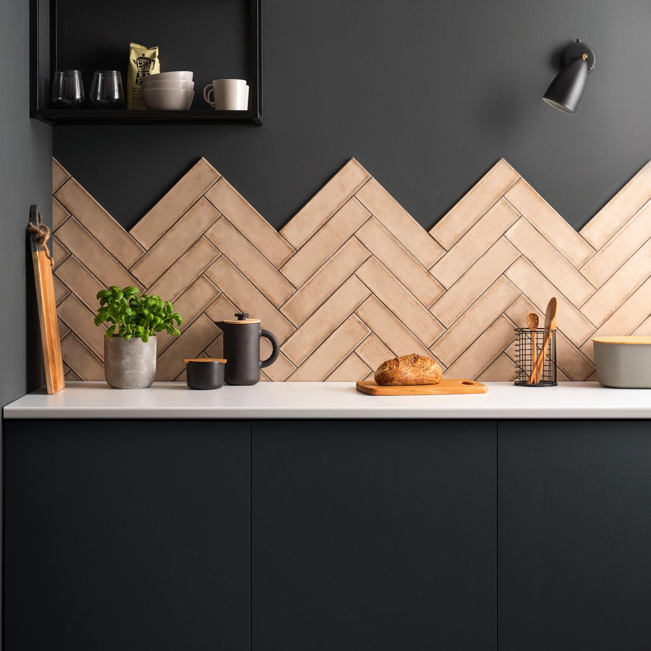 Montblanc Taupe Ceramic Polished Brick Tile 75mm x 300mm | New Image Tiles