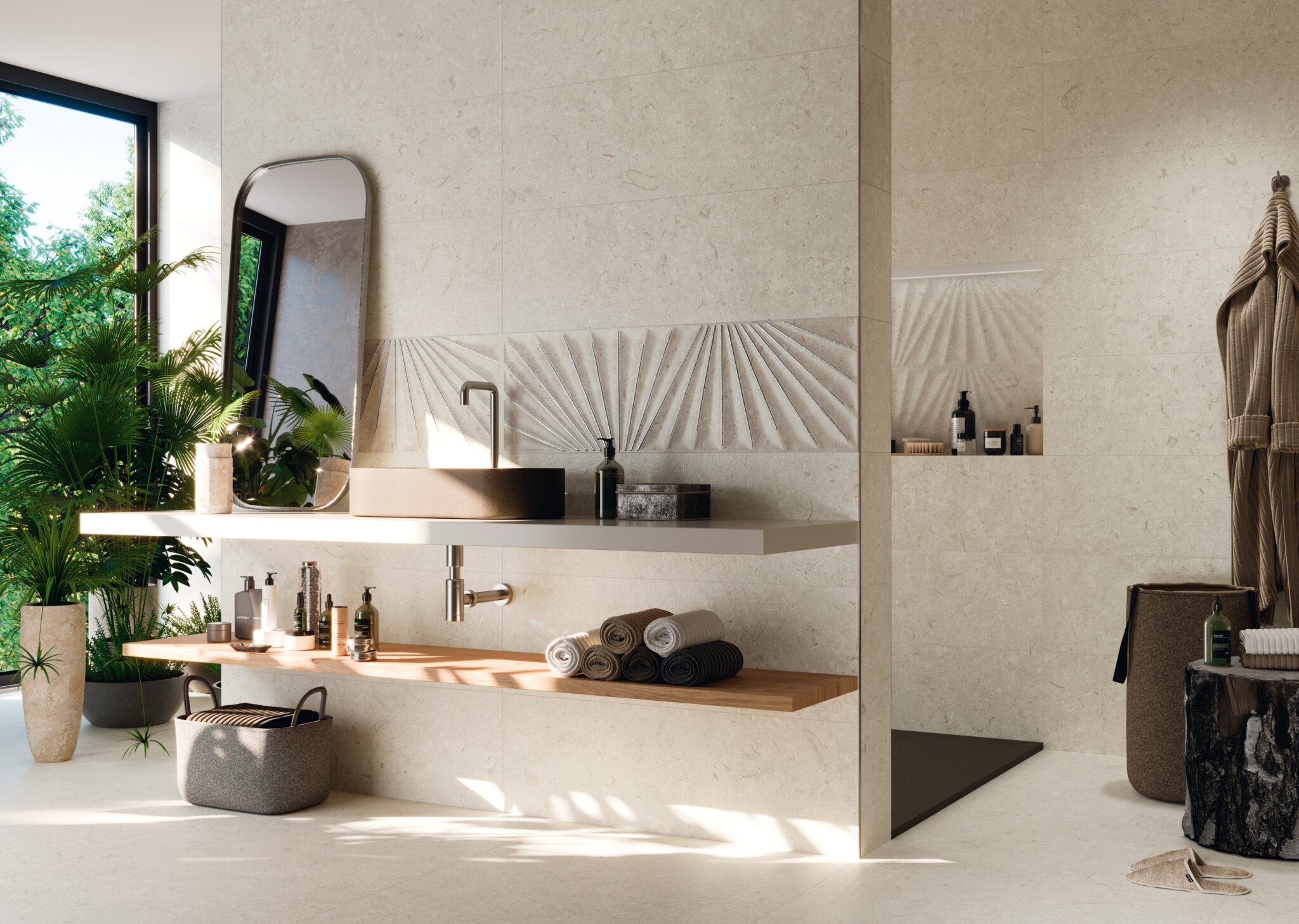 Fossil Bone Limestone Effect Tile 315mm x 1000mm | New Image Tiles