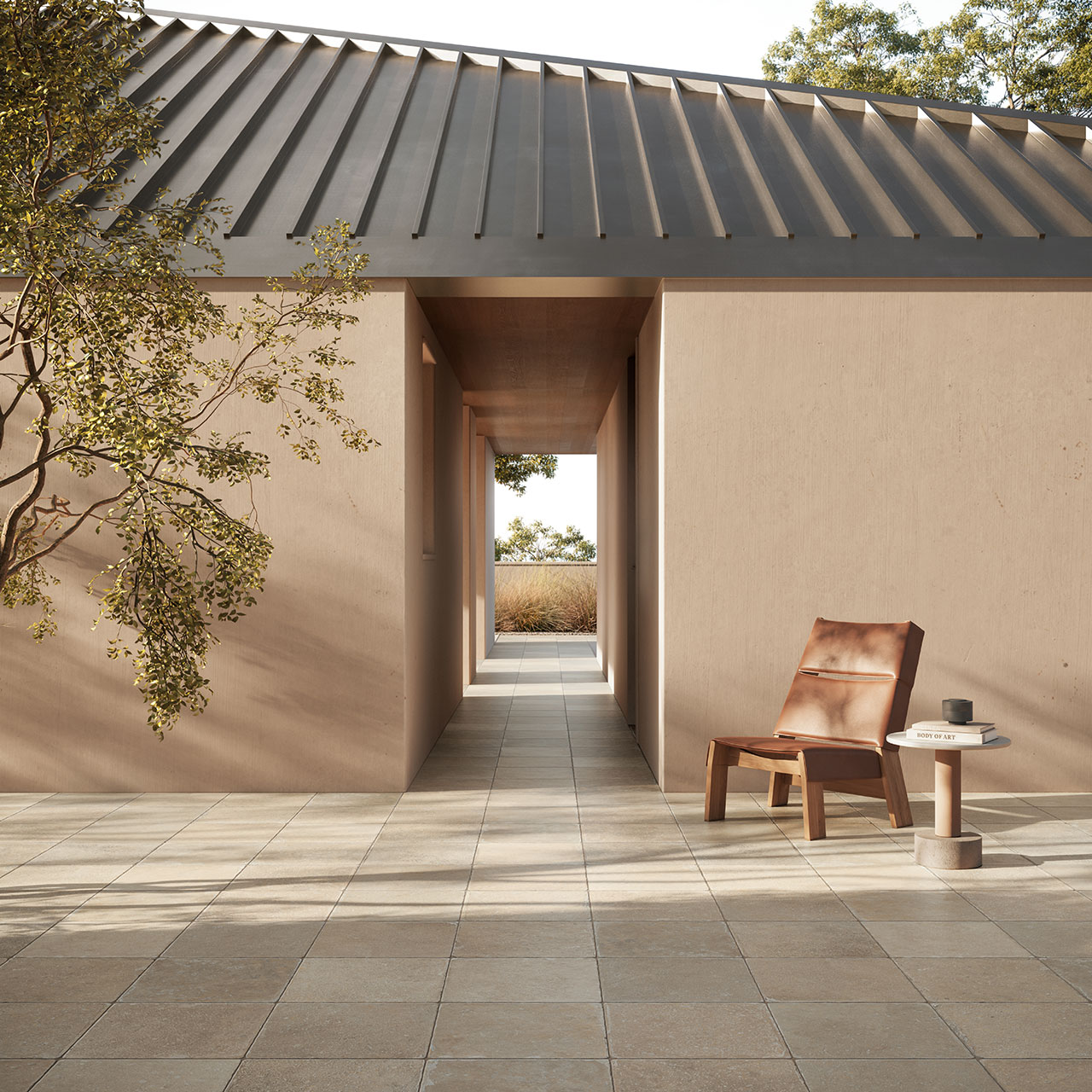 Pomposa Argilla Beige Porcelain Tile 400mm x 400mm
