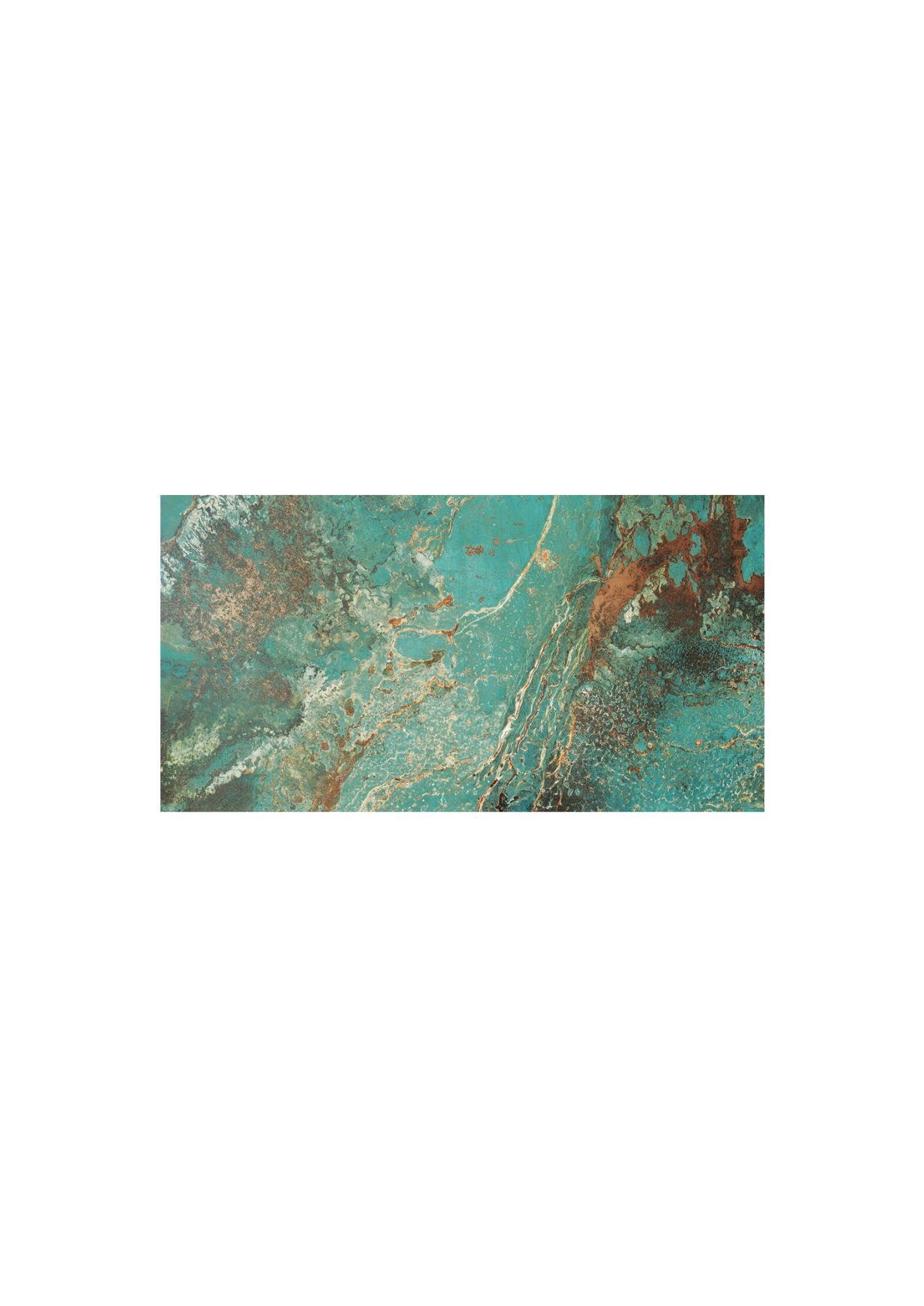 Metallic Blue with Bronze Veining Porcelain Wall Tile